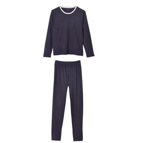 promo tex basic pyjama long homme chez carrefour market
