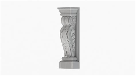 Scroll Corbel 49 3d Model By Frezzy
