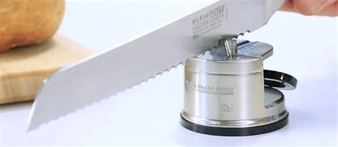 Kleva Sharp Pro® Knife Sharpener With Precision Honing Plate Suction Base