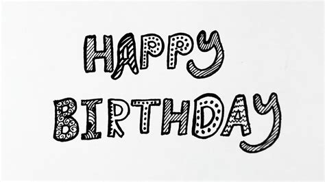 How To Write Happy Birthday In Style Write Happy Birthday In Style
