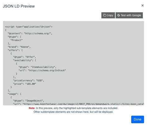 creating “product” schema markup using the schema app highlighter
