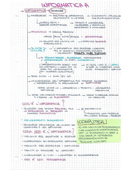 Appunti Informatica Professoressa Capecchi Docsity