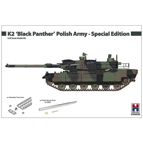 H2k35006se 135 K2 Black Panther Polish Army Special Edition Tank