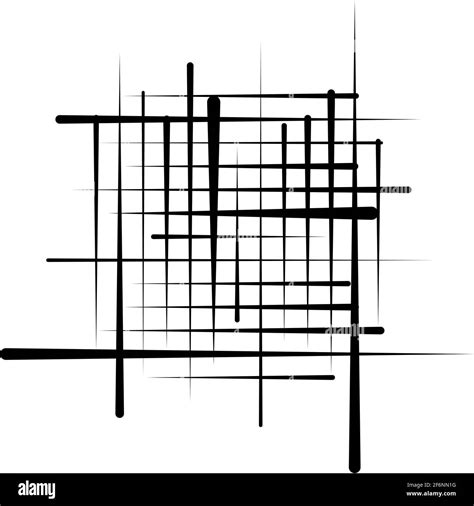 Abstract Grid Mesh Lattice Grating Geometric Element Cellular