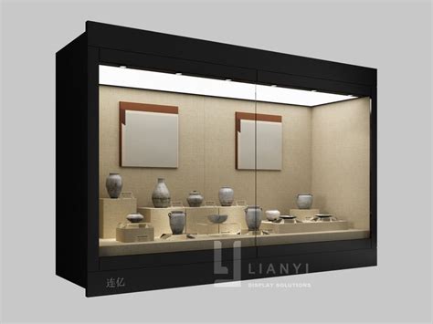 Quality Wall Mounted Museum Display Cabinet And Case Museum Displays