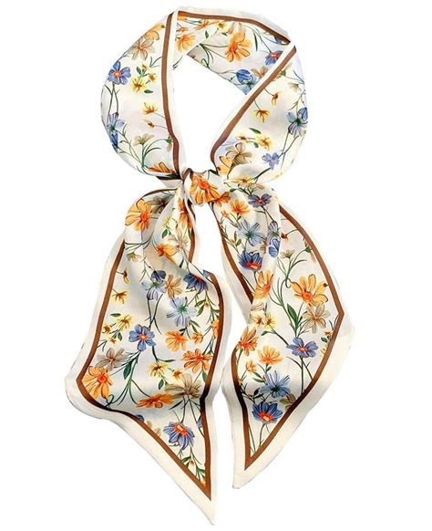 Hioyiwse Head Scarf Hair Neck Scarves For Women Purse Bag Scarfs For