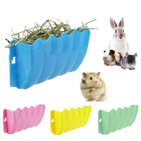 Walbest Rabbit Feeder Hanging Manger Less Wasted Grass Holder Rack Food