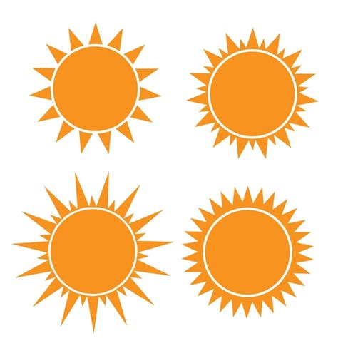 Sun Shine Vactor Design Premium Vector