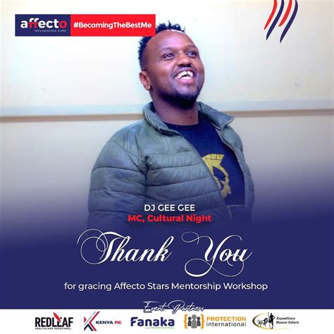 Thank You Dj Gee Gee For Gracing Our Watoto Wasome Mentorship Workshop