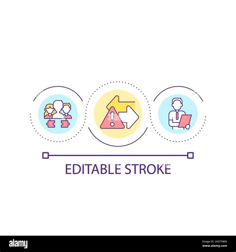 Detection Issues Loop Concept Icon Stock Vector Image And Art Alamy