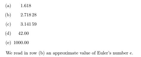 Good Way To Horizontally Align Enumerate Items TeX LaTeX Stack Exchange