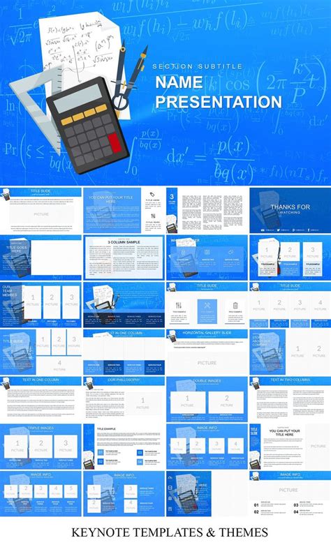 Math Practical Algebra Lessons Keynote Template For Presentation Algebra Lessons Keynote