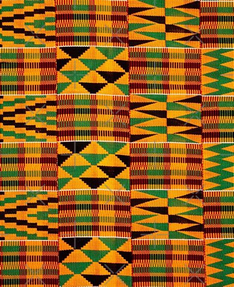 African Pattern Authentic Kente Cloth Pattern African Ghana Design