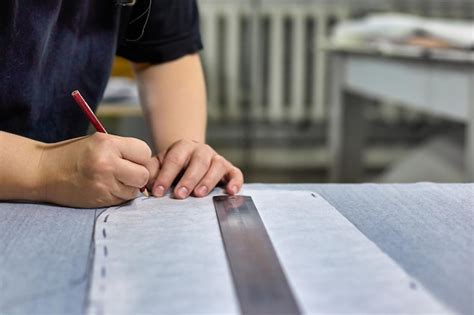 Premium Photo Process Of Cutting And Sewing