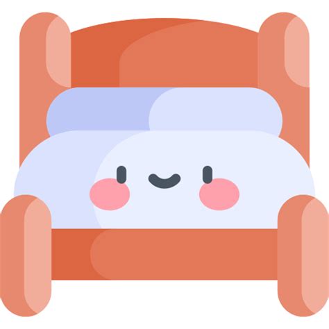 Bed Kawaii Flat Icon