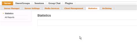 Openfire Statistics Tab Is Blank Openfire Plugins Ignite Realtime