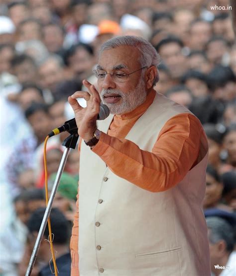 Indian Prime Minister Narendra Modi Gives Speech Wallpaper