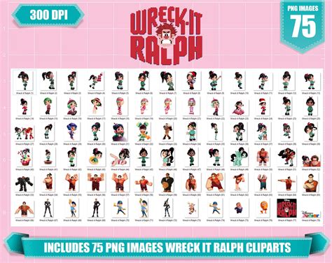Wreck It Ralph Clipart 75 Png Images Printable Wreck It Ralph Etsy