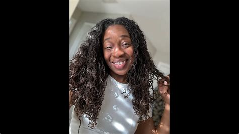 Sisterlock Braid Out Using Mousse Youtube