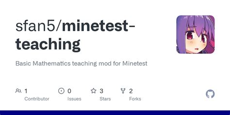 GitHub Sfan Minetest Teaching Basic Mathematics Teaching Mod For Minetest