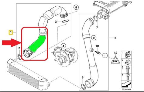 Turboschlauch Ladeluftschlauch Für Bmw E60 E61 525d 530d Xd 11617808414