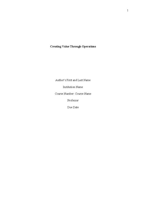Statistical Process Control Methods Creating Value Through Operations Authors First And Last