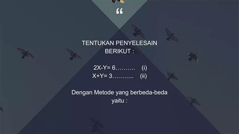 Matematika Sistem Persamaan Linear Dua Variabel Pptx