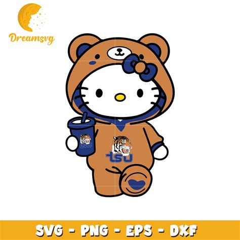Hello Kitty Tiger Svg Cute Character Design File Dreamsvg Store