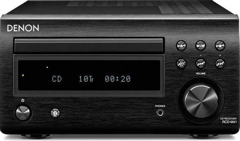 Denon Cd Receiver Rcd M41 Black Bol