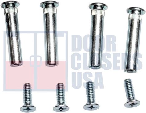 Global Door Controls Sex Bolts 4 Pack For 2 316 In Wide X 6 18 In