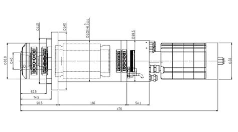 Motorized Spinde Hsk E40 Ø100 Solpower Machinery