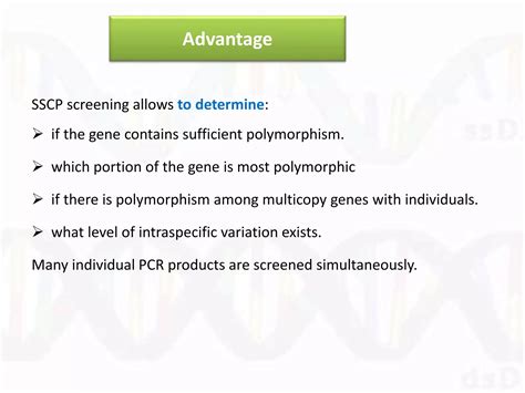 single strand conformation polymorphism pptx