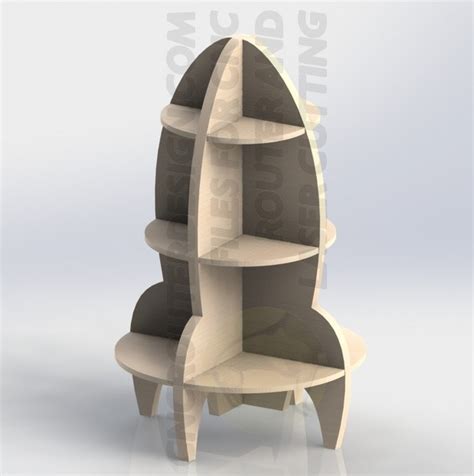 Design For Cnc Router And Laser Cutting Wall Corner Shelf Vector File In Dxf 057 Cnc Router