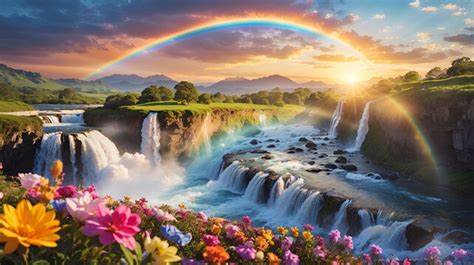 Waterfalls Rainbow