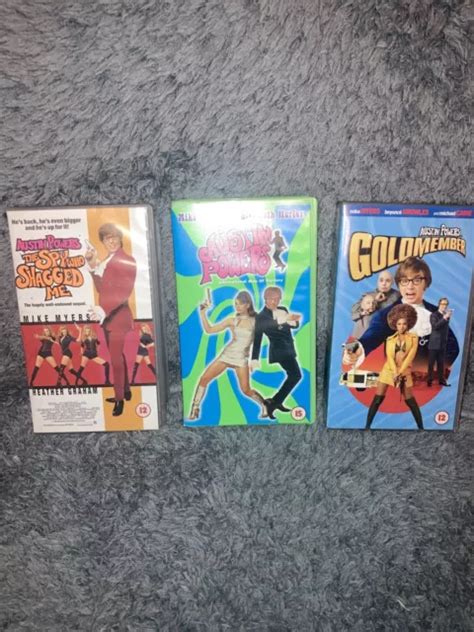 Austin Powers 1 2 3 Vhs Lot Goldmember Man Of Mystery The Spy Who Shagged Me £14 99 Picclick Uk