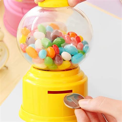 Mini Candy Vending Machine Toy Gumball Machine Small Candy Dispenser