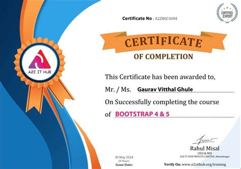 Gaurav Ghule On Linkedin A2zithub Fullstack Development Ahmednagar Certification Courses Job