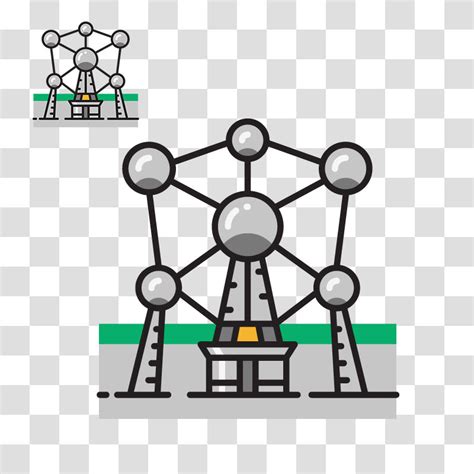 Atomium Vector Illustration