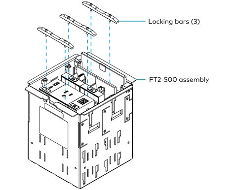 Crestron Ft2 500 Mech Ptl Fliptop Ft2 Series Cable Management System User Guide