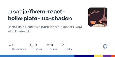 Github Arsatijafivem React Boilerplate Lua Shadcn Basic Lua And React Typescript Boilerplate