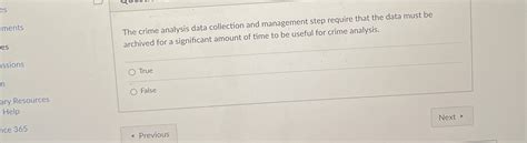 Solved The Crime Analysis Data Collection And Management