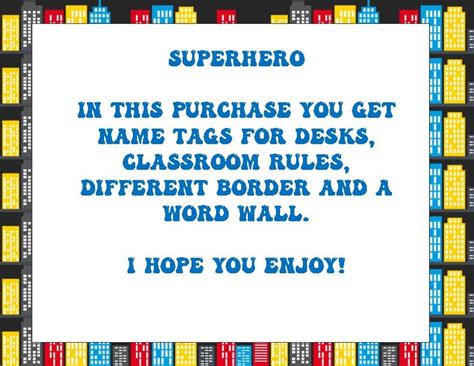 Superhero Classroom By Spedtasticteacher Tpt