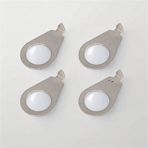 Dayesque 10pcs Guitar Knob Position Markers Metal Tone Indicator Plate