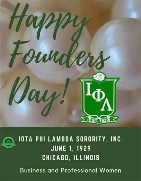 Happy Founders Day Celebration For Iota Phi Lambda
