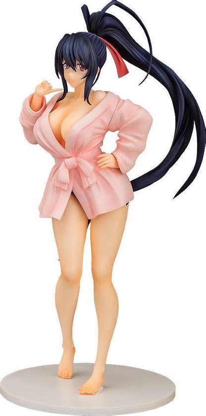 High School Dxd Hero Pvc Statue 1 7 Akeno Himejima Bathrobe Ver 24 Cm