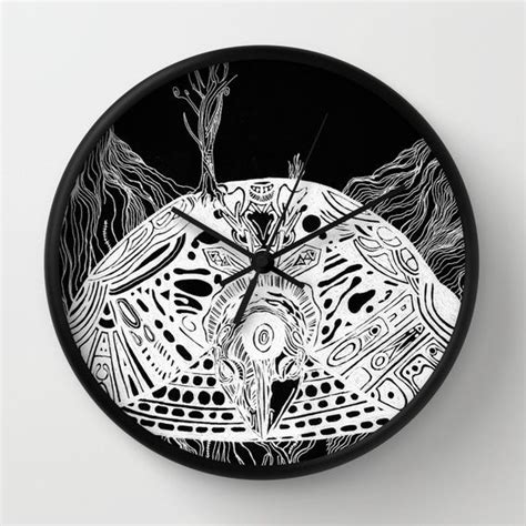 Inverted Turtle Wall Clock By Alexanderleake Clock Design Wall