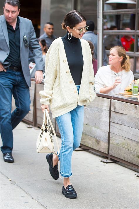 Selena Gomez Wearing A Black Top Nyc 09292017 • Celebmafia