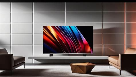 Cinematic Photos Of Modern Tv Sets Premium Ai Generated Image