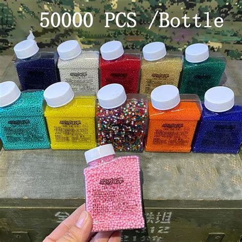 50000pcs Gel Beads Blaster Gun Gel Balls Toys Water Beads Splatter 7 8mm Bullets Water Toy Cod