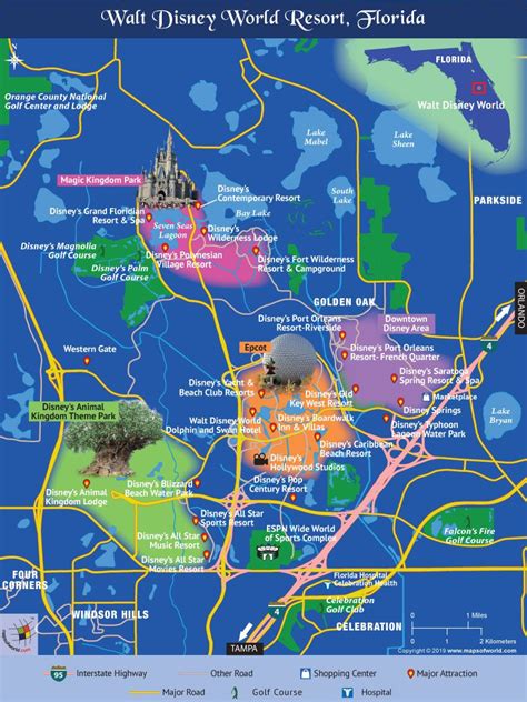 Disney Transportation Map Interactive Guide To Navigate Disney Artofit